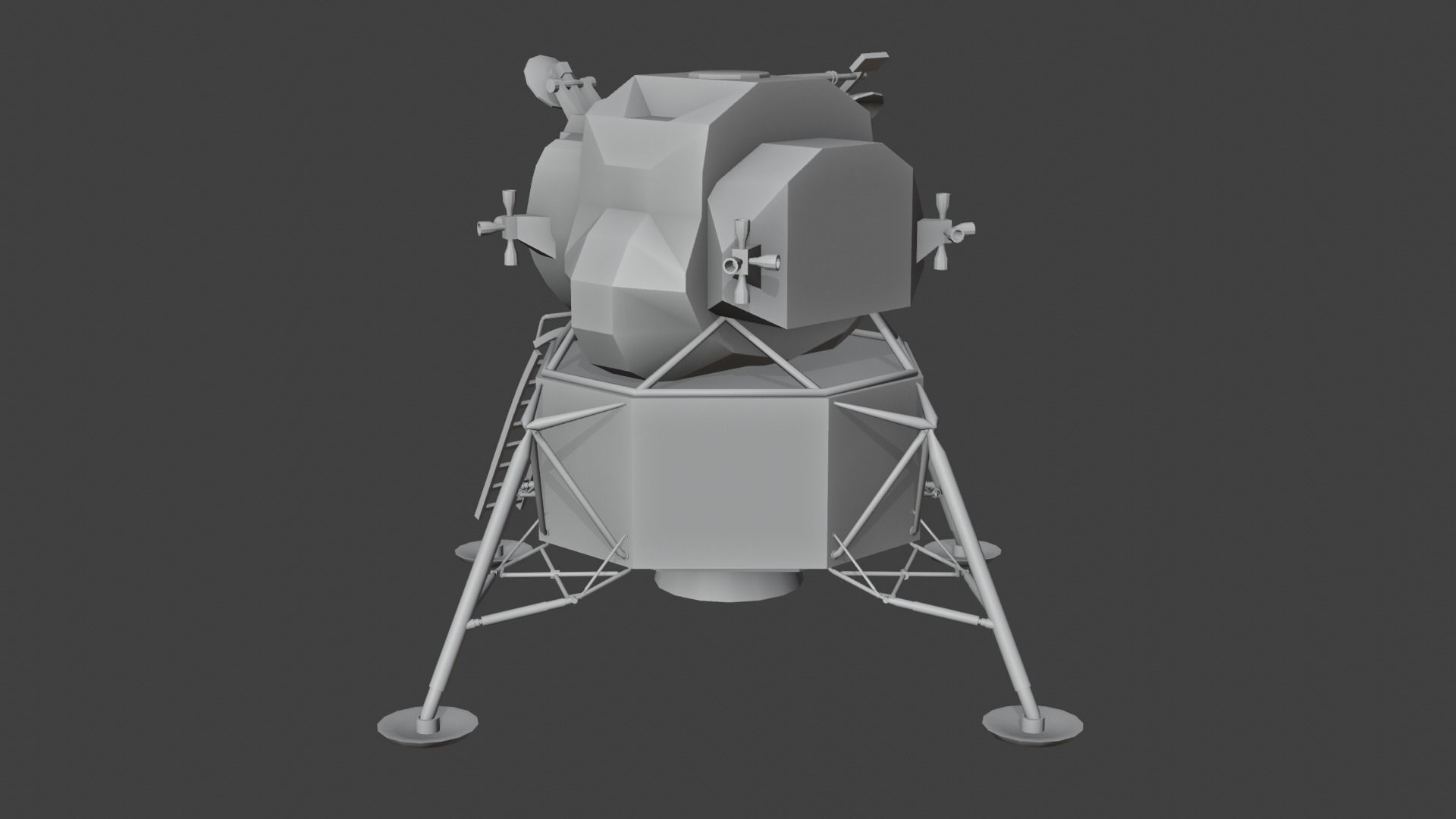 3D model Apollo 11 Lunar Module Eagle VR / AR / low-poly | CGTrader