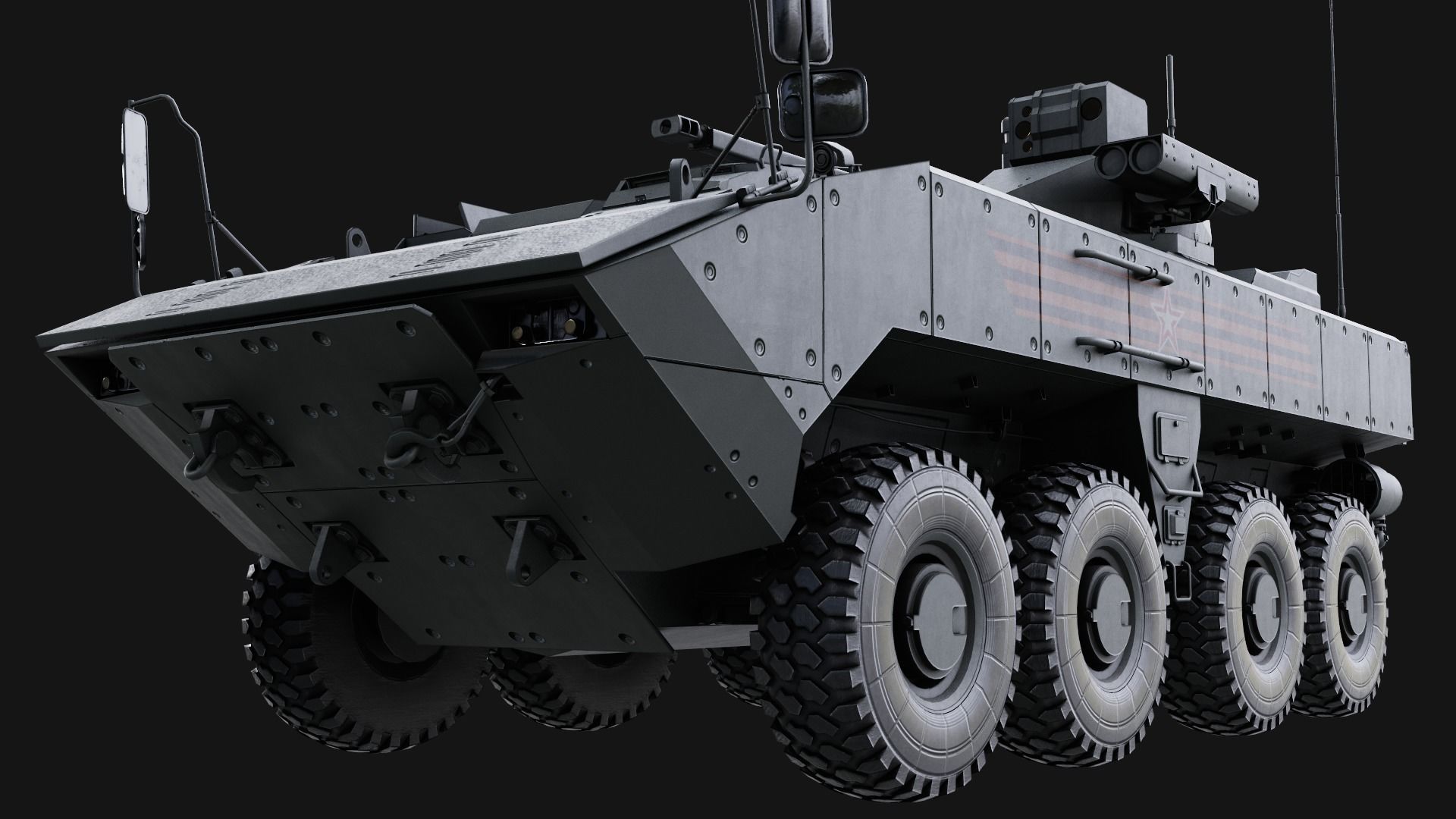 3D model Boomerang BTR Tank VR / AR / low-poly | CGTrader