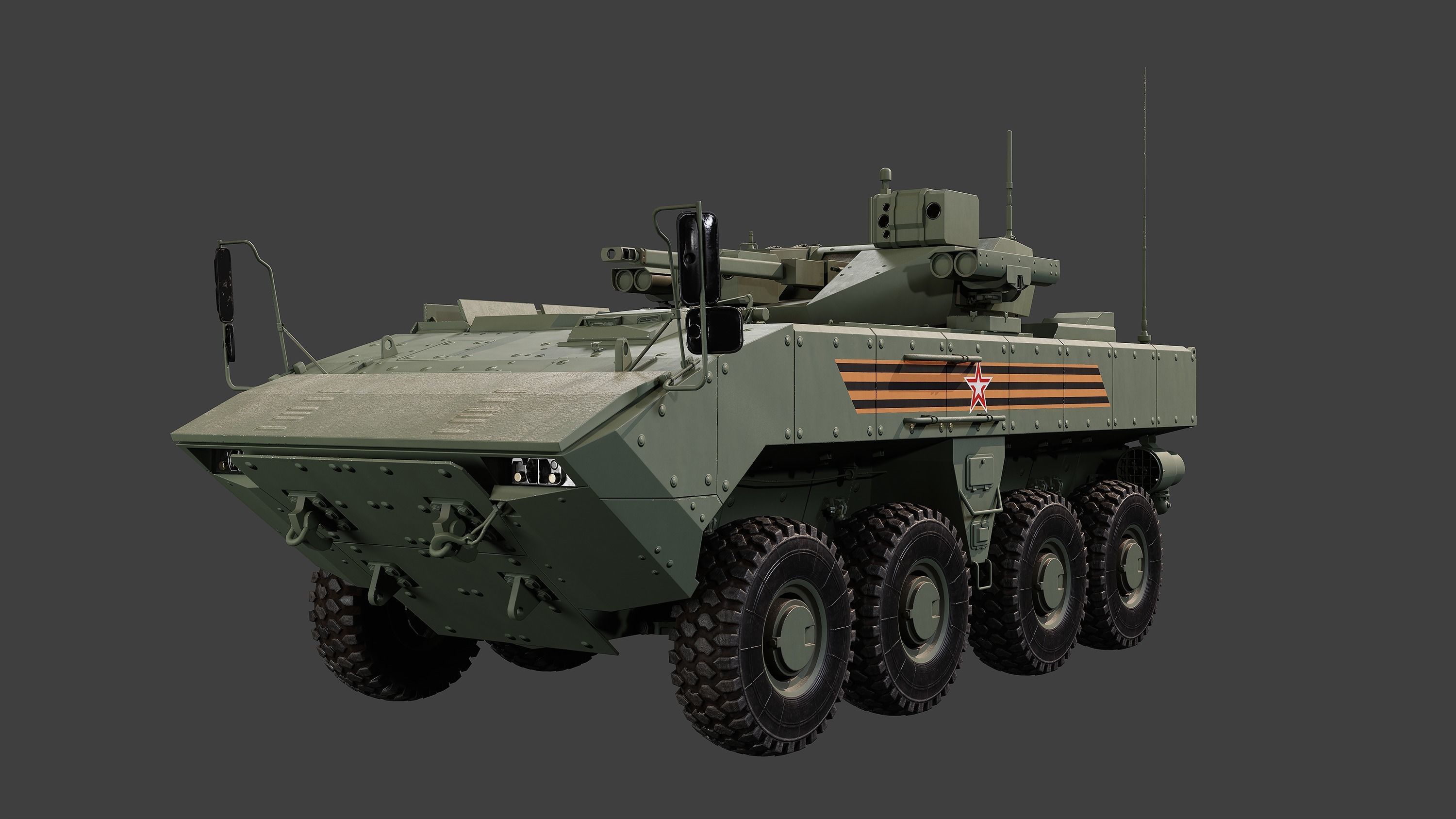 3D model Boomerang BTR Tank VR / AR / low-poly | CGTrader