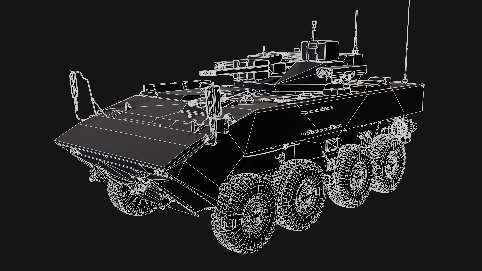 3D model Boomerang BTR Tank VR / AR / low-poly | CGTrader