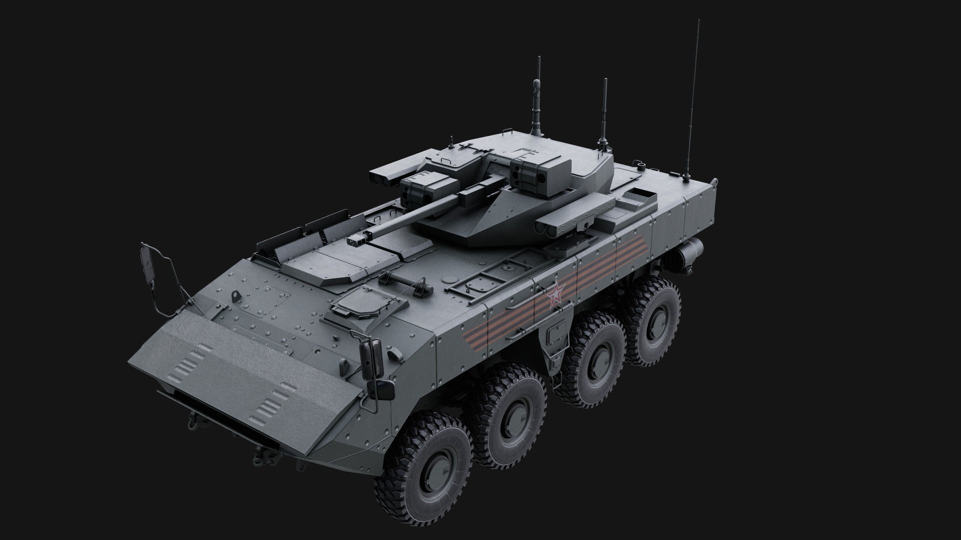 3D model Boomerang BTR Tank VR / AR / low-poly | CGTrader