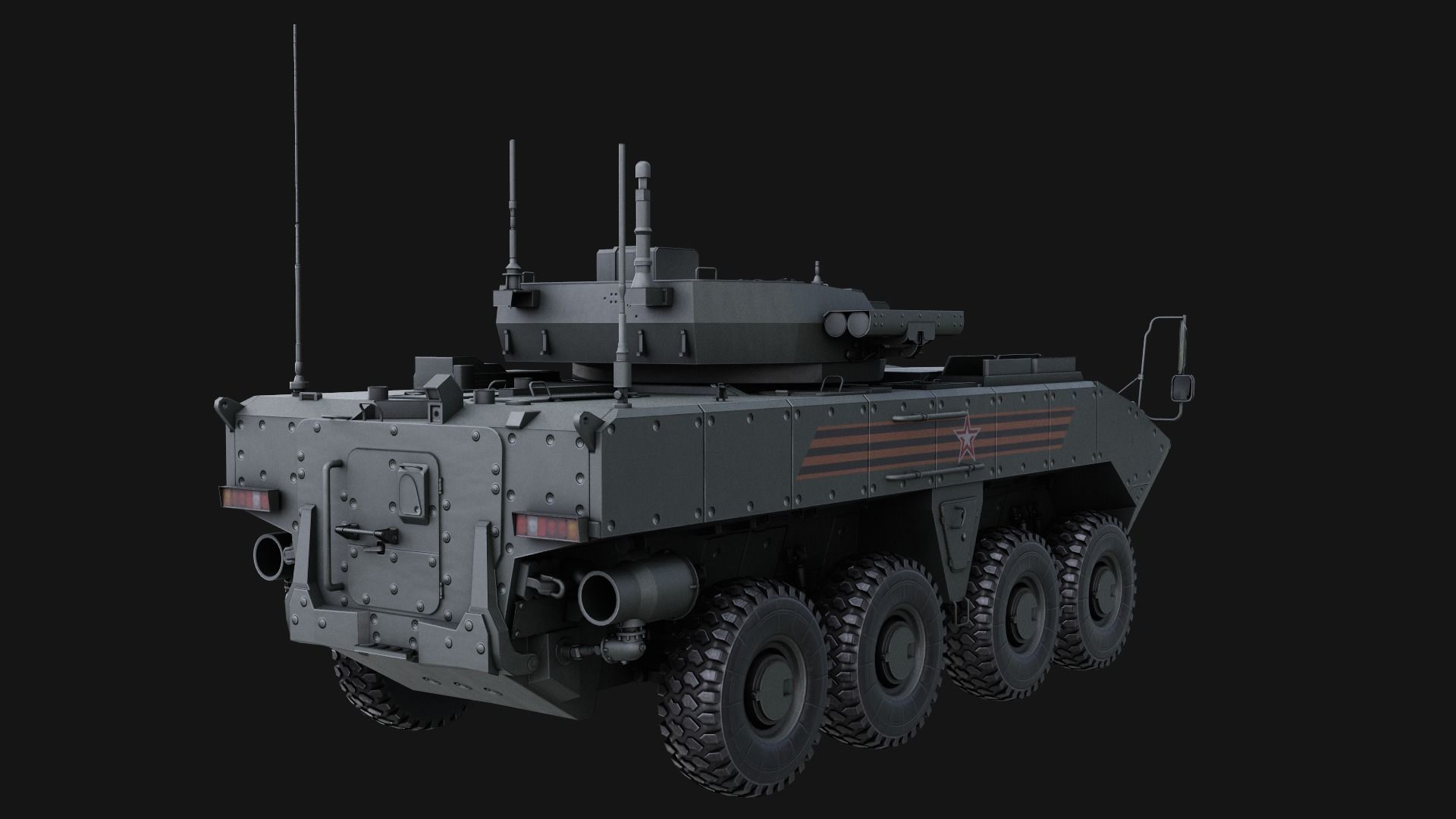 3D model Boomerang BTR Tank VR / AR / low-poly | CGTrader