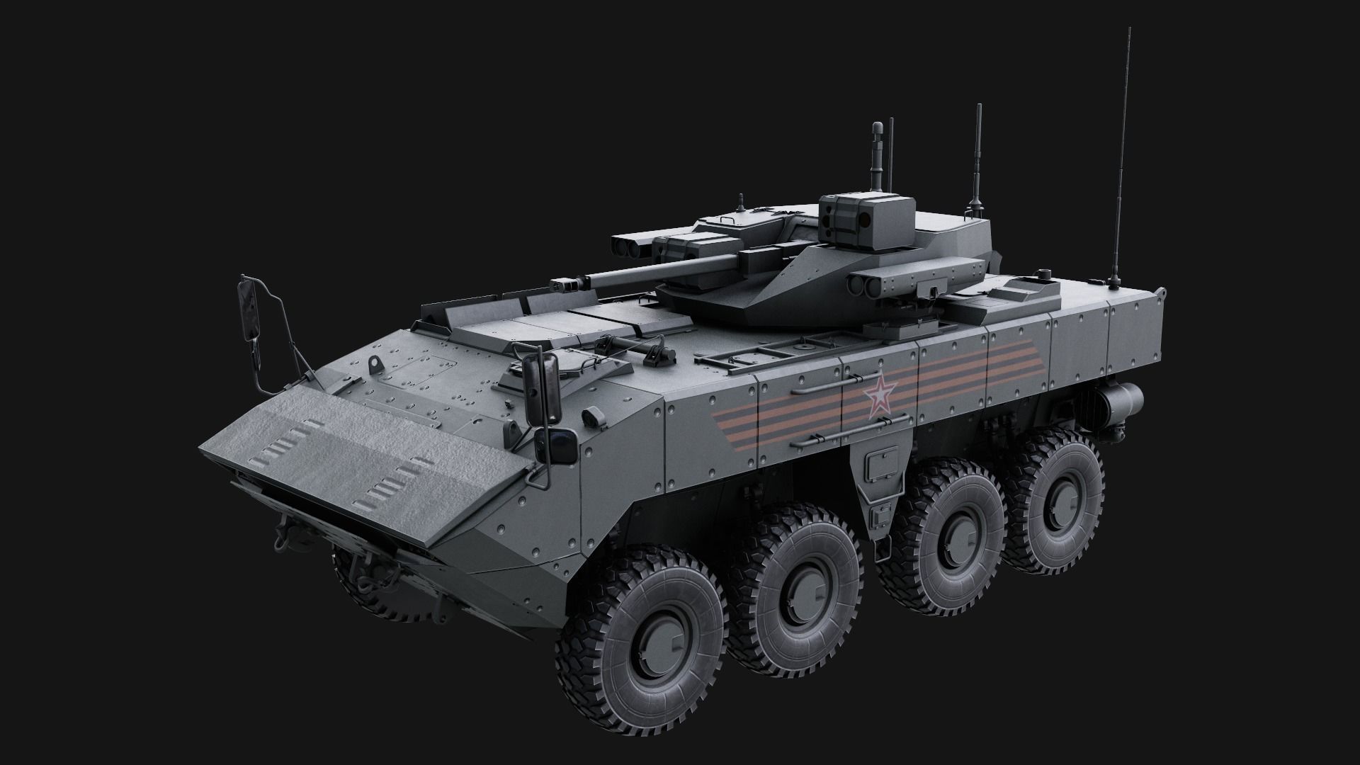 3D model Boomerang BTR Tank VR / AR / low-poly | CGTrader