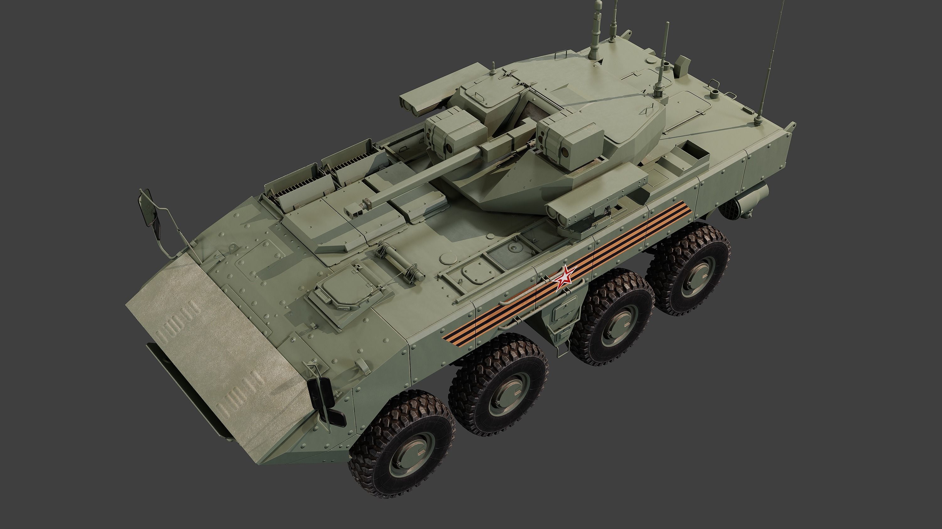 3D model Boomerang BTR Tank VR / AR / low-poly | CGTrader