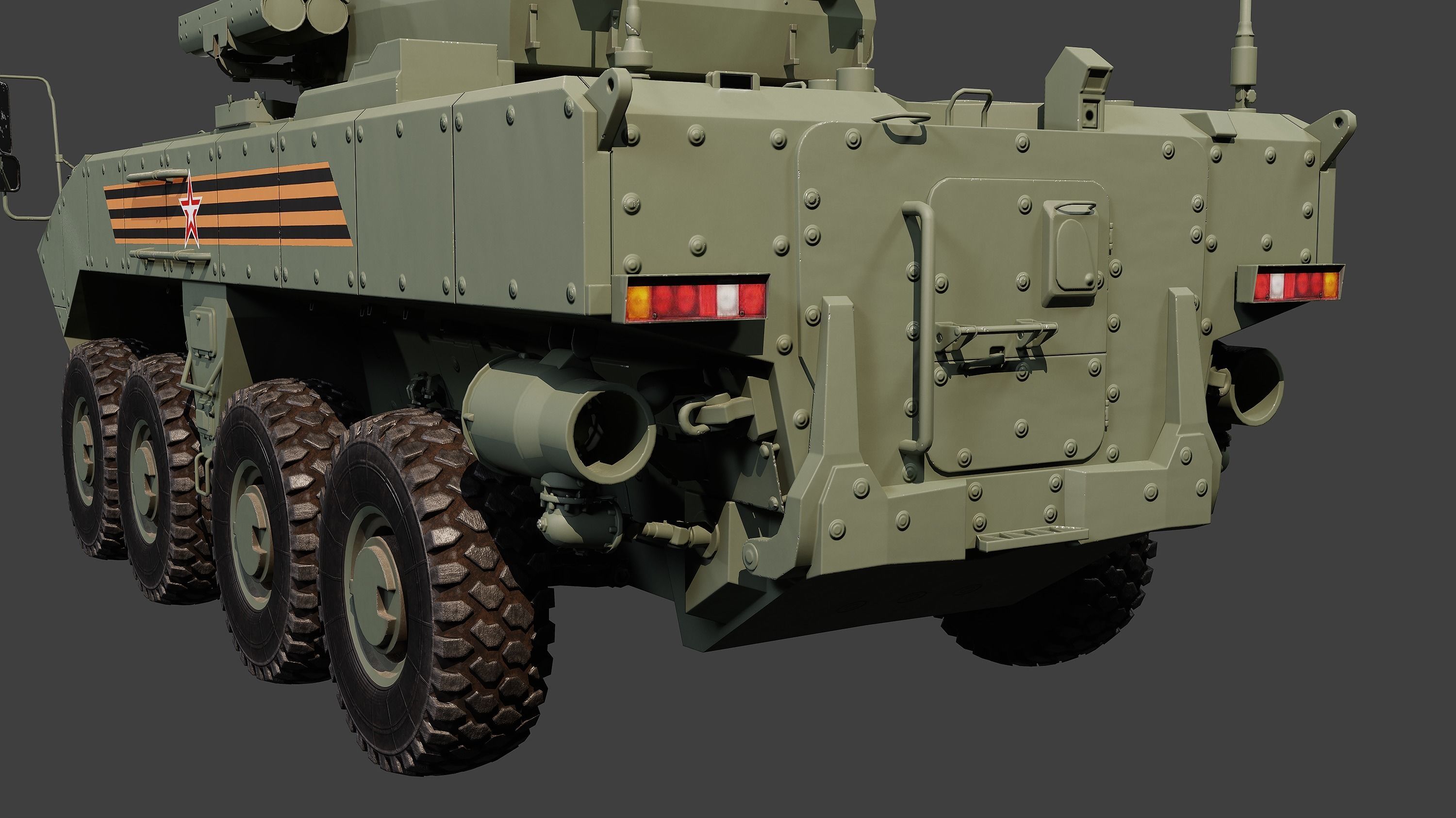 3D model Boomerang BTR Tank VR / AR / low-poly | CGTrader