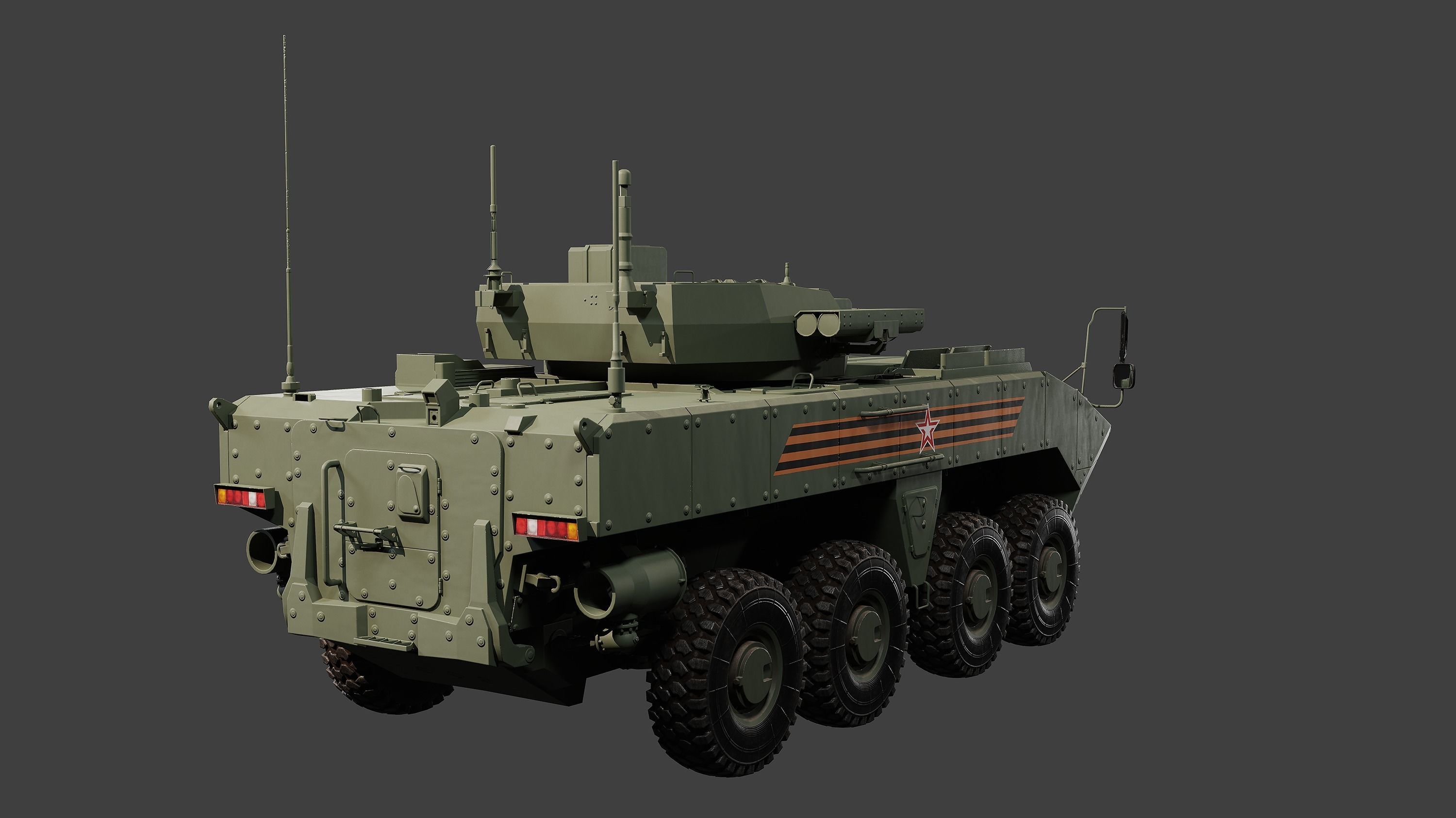 3D model Boomerang BTR Tank VR / AR / low-poly | CGTrader