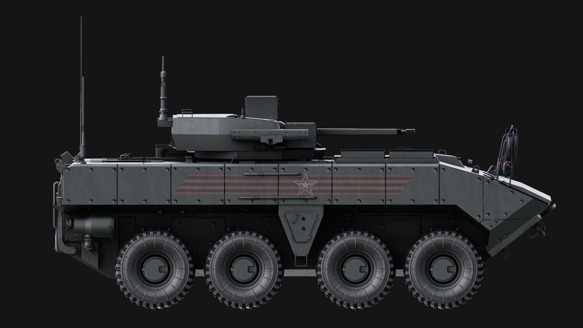 3D model Boomerang BTR Tank VR / AR / low-poly | CGTrader