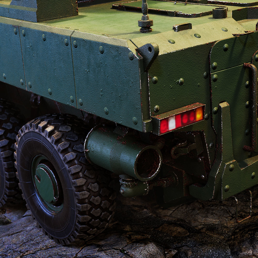 3D model Boomerang BTR Tank VR / AR / low-poly | CGTrader