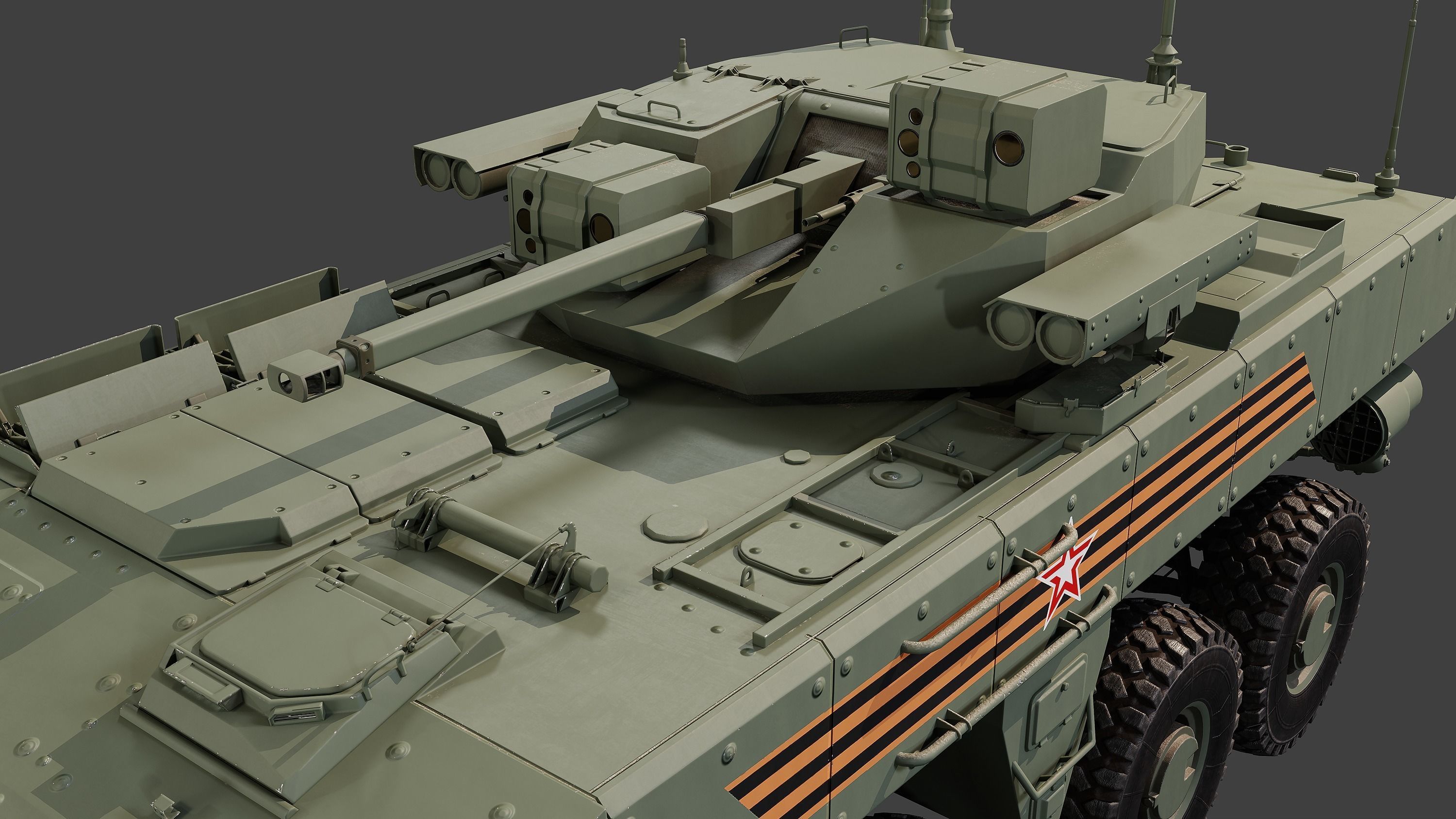 3D model Boomerang BTR Tank VR / AR / low-poly | CGTrader