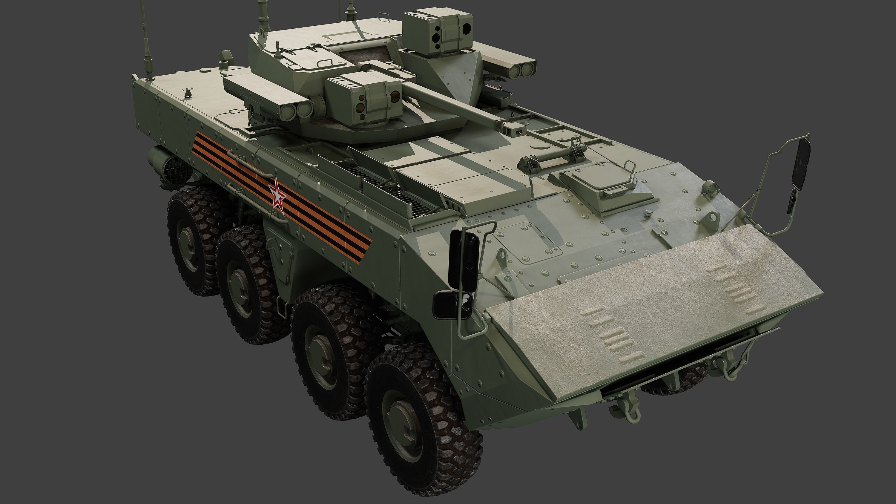 3D model Boomerang BTR Tank VR / AR / low-poly | CGTrader