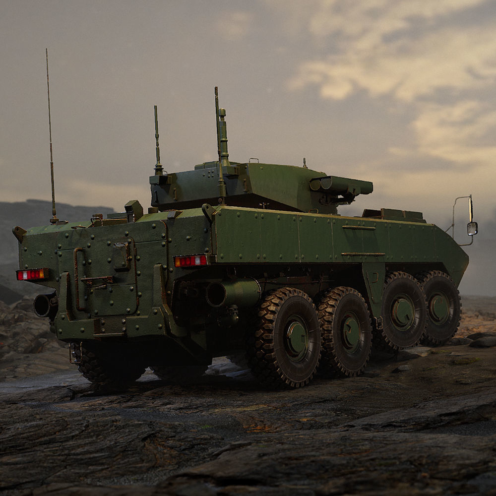 3D model Boomerang BTR Tank VR / AR / low-poly | CGTrader