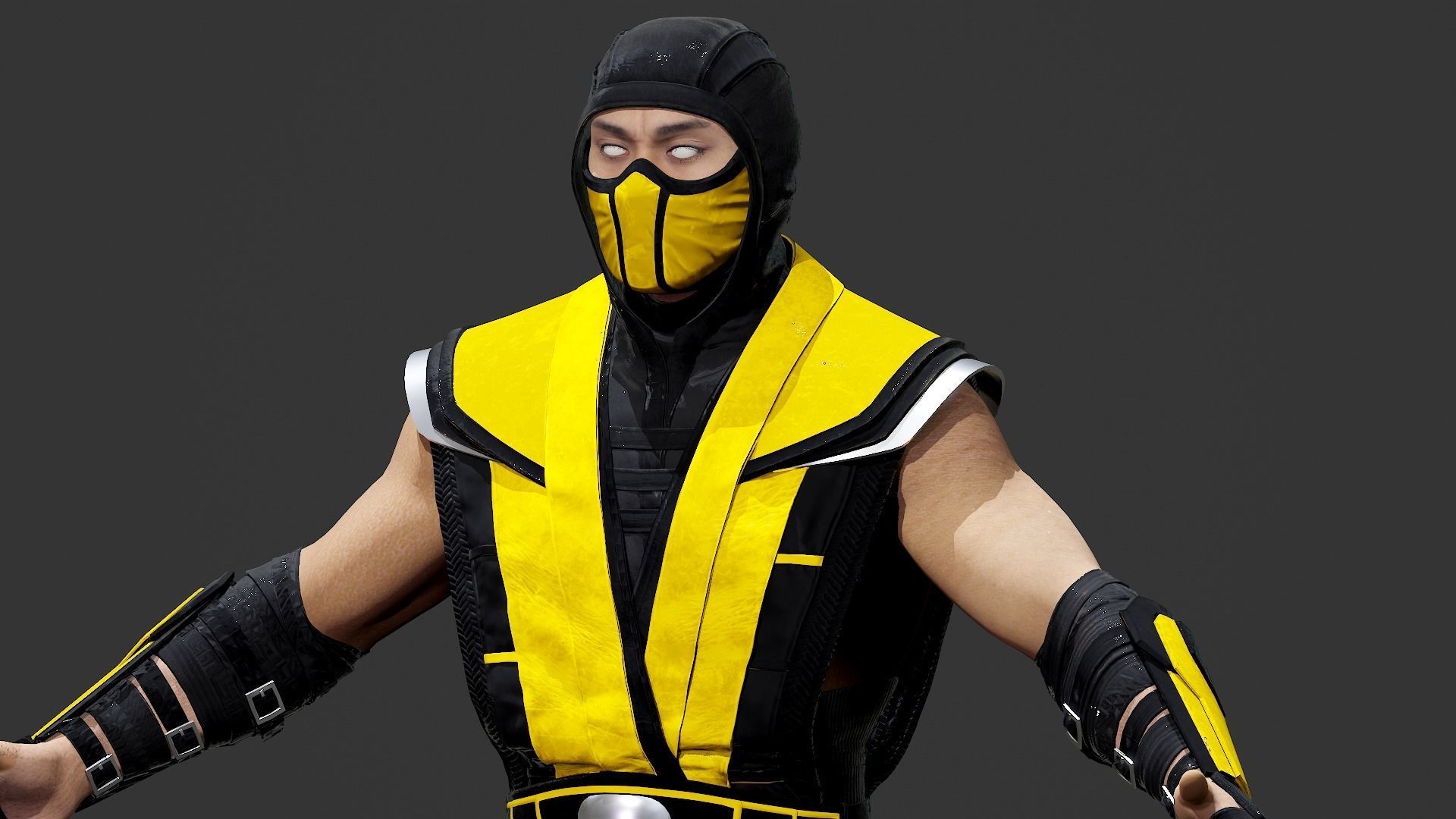 MK11 Scorpion 3D model rigged | CGTrader