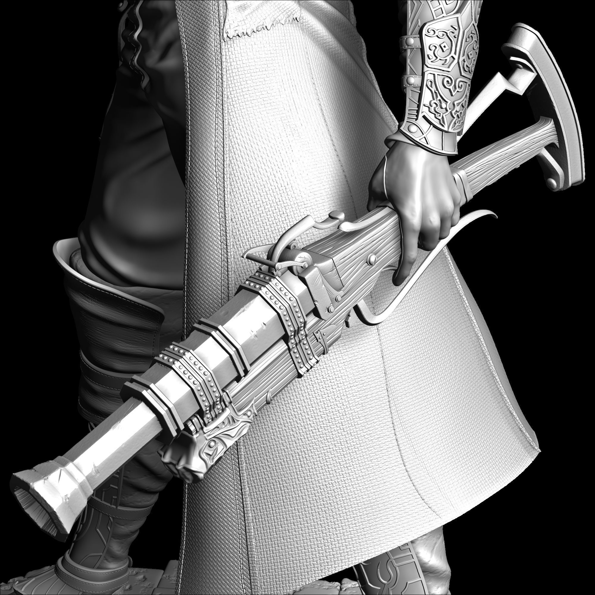 Hunter - BloodBorne 3D model 3D printable | CGTrader