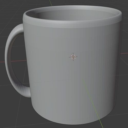 Basic Mug with Smoothed Rim free 3D model | CGTrader