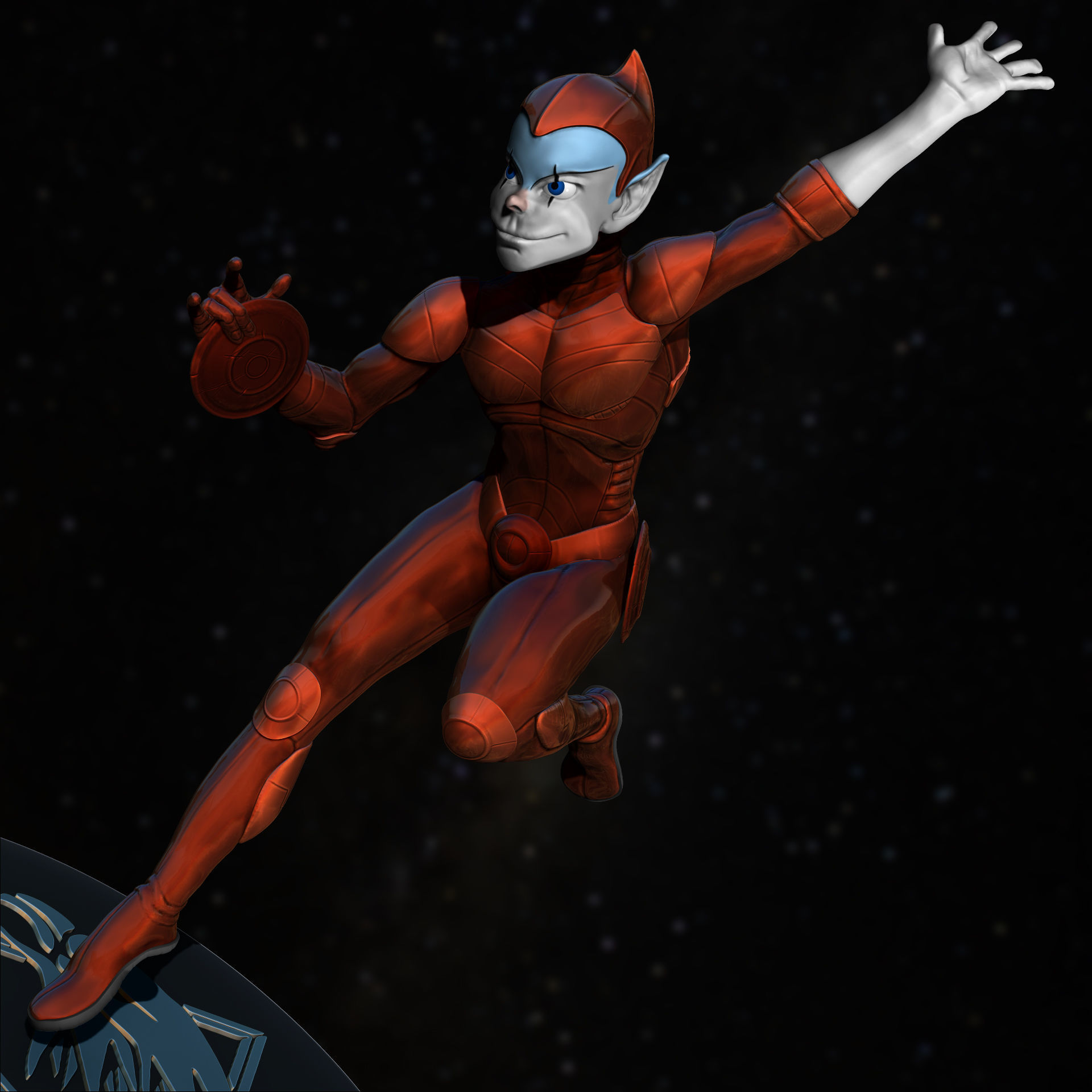 The Copper Kid from Silverhawks fanart 3D model 3D printable | CGTrader