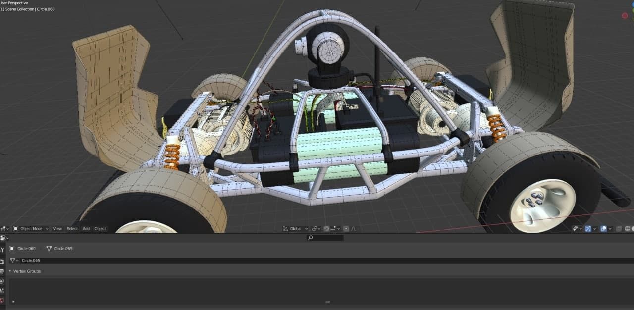 Autonomous Robot Car 3D model | CGTrader