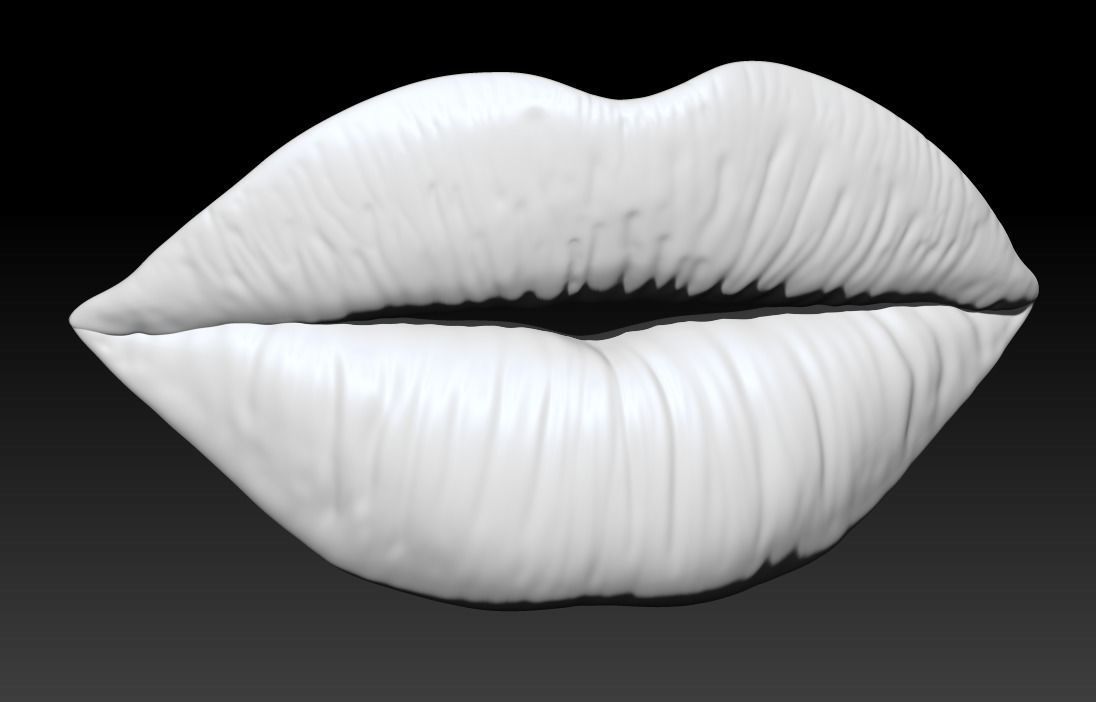 LIPS PUCKER DETAILED 3D model 3D printable | CGTrader