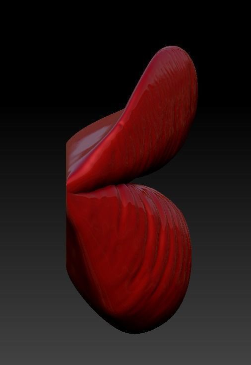 LIPS PUCKER DETAILED 3D model 3D printable | CGTrader
