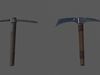 3D model Pickaxe tool of labor PBR low-poly 3D model VR / AR / low-poly ...