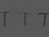 3D model Pickaxe tool of labor PBR low-poly 3D model VR / AR / low-poly ...
