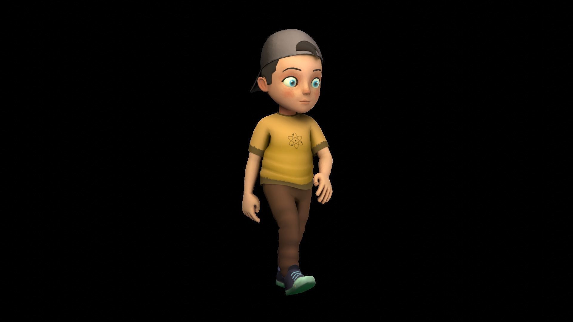 3D model Cartoon Boy Rigged 3D model VR / AR / low-poly | CGTrader