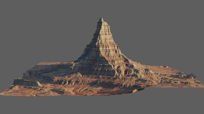 8K Detailed Cliff Landscape 3D model | CGTrader