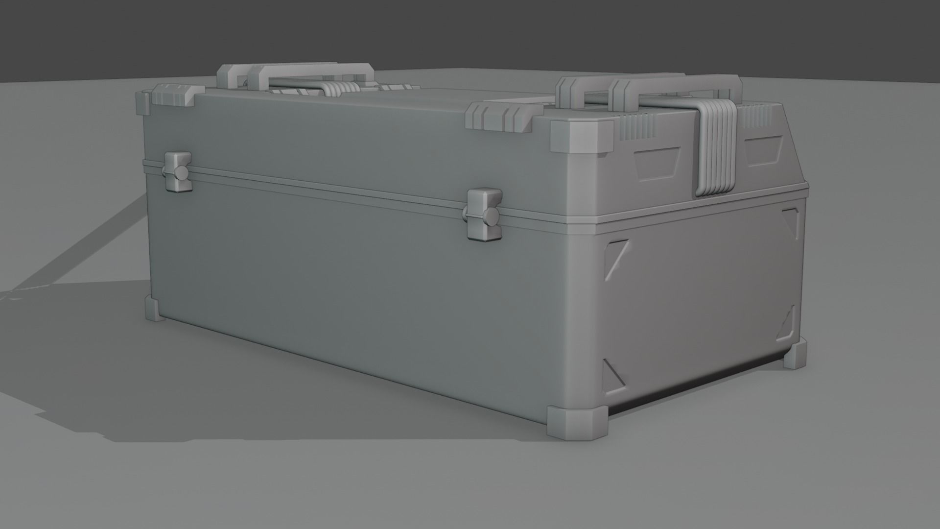 sci-fi chest storage virus box storage free 3D model | CGTrader