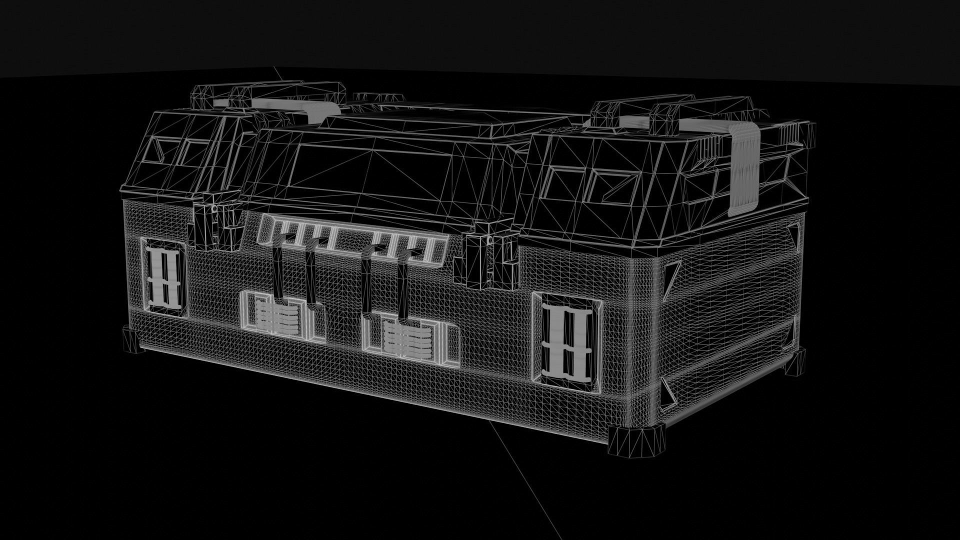 sci-fi chest storage virus box storage free 3D model | CGTrader