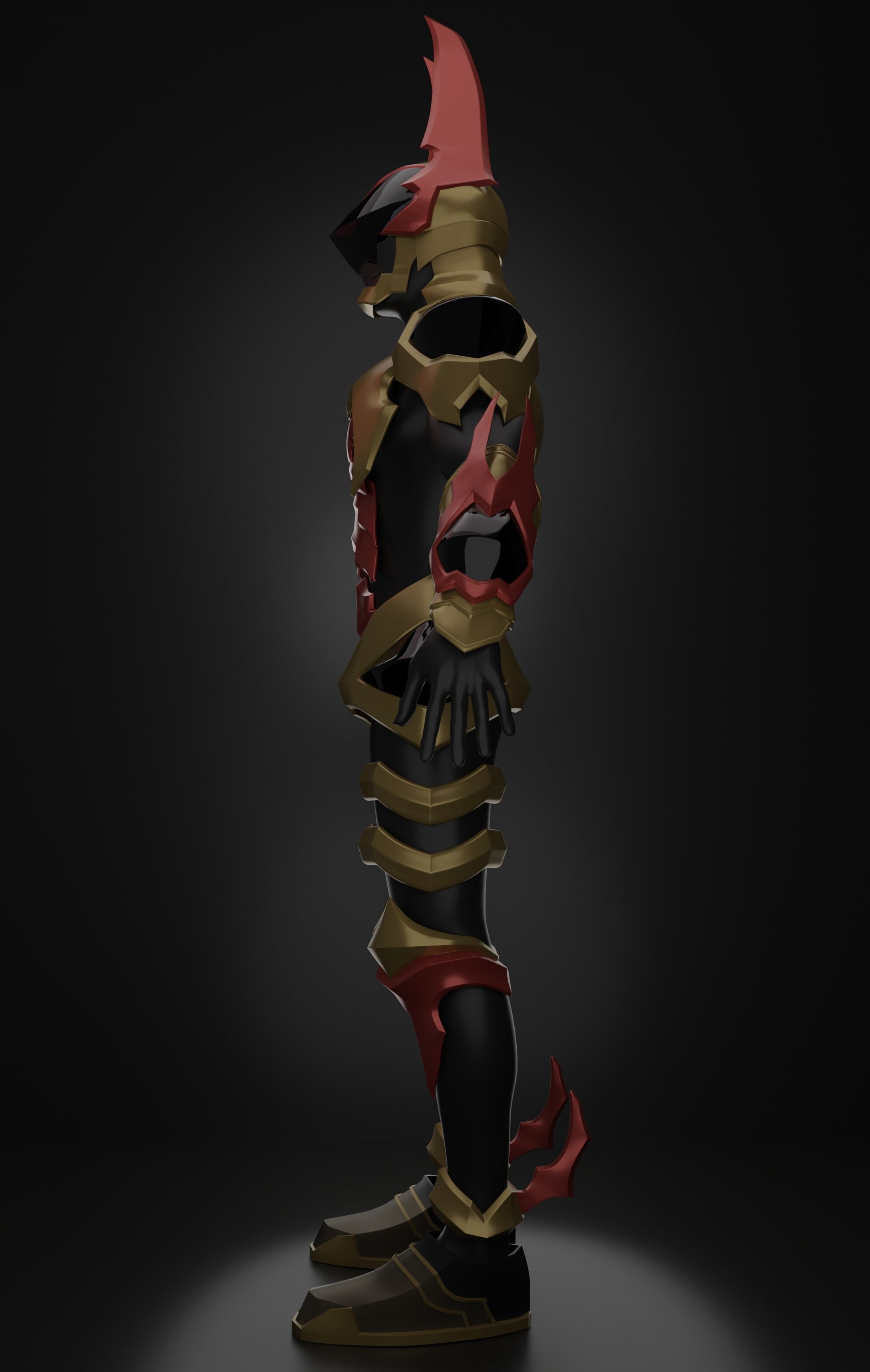 Full Keyblade Armor Terra with Keyblade 3D model | CGTrader