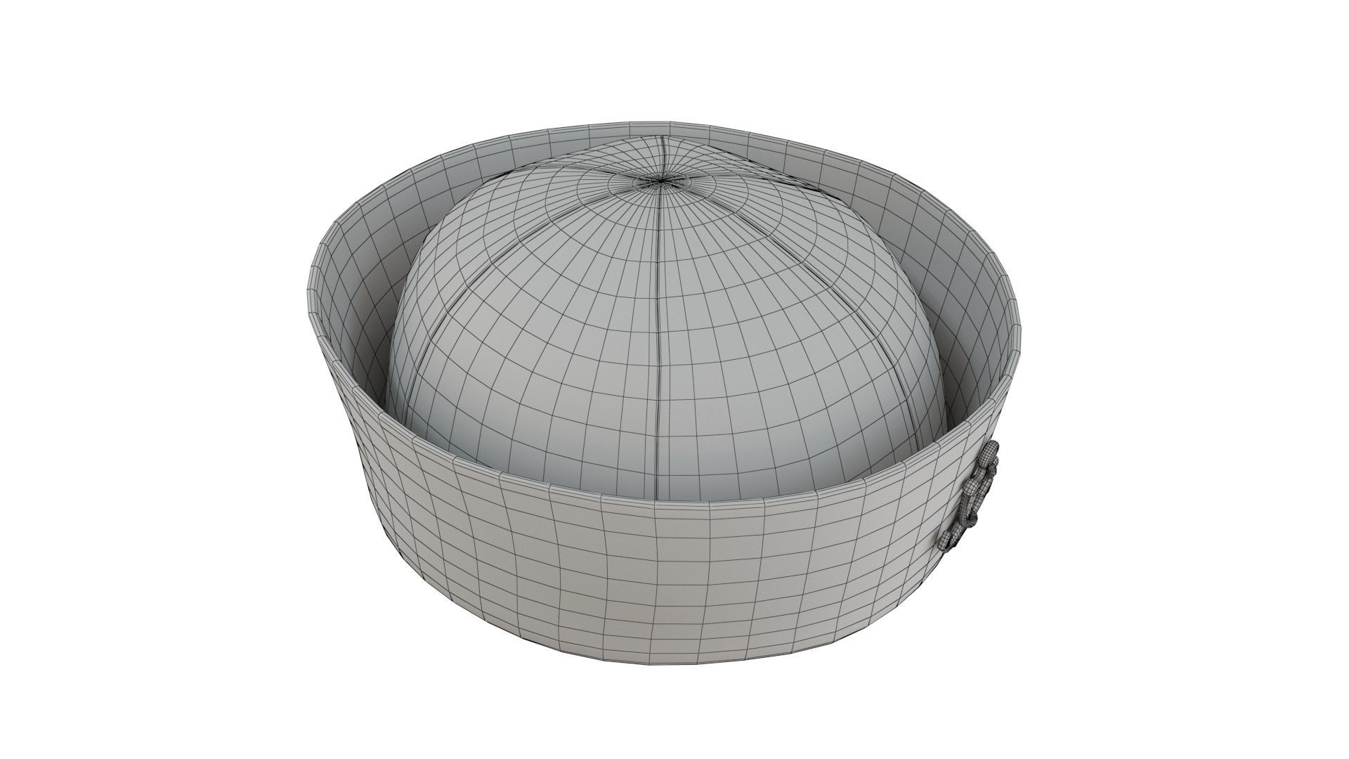 Navy sailor hat 3D model | CGTrader