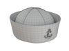 Navy sailor hat 3D model | CGTrader