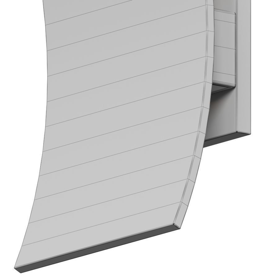 Curved Shield by Robert Sonneman 3D model | CGTrader