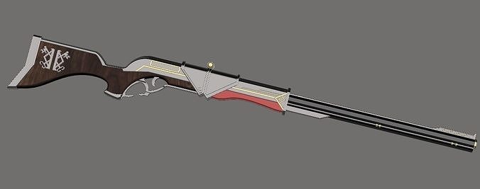 Arcane League of Legends - Caitlyn rifle for cosplay 3D model 3D printable | CGTrader