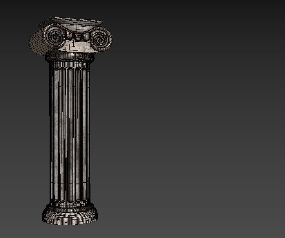 Architectural Column free 3D model | CGTrader