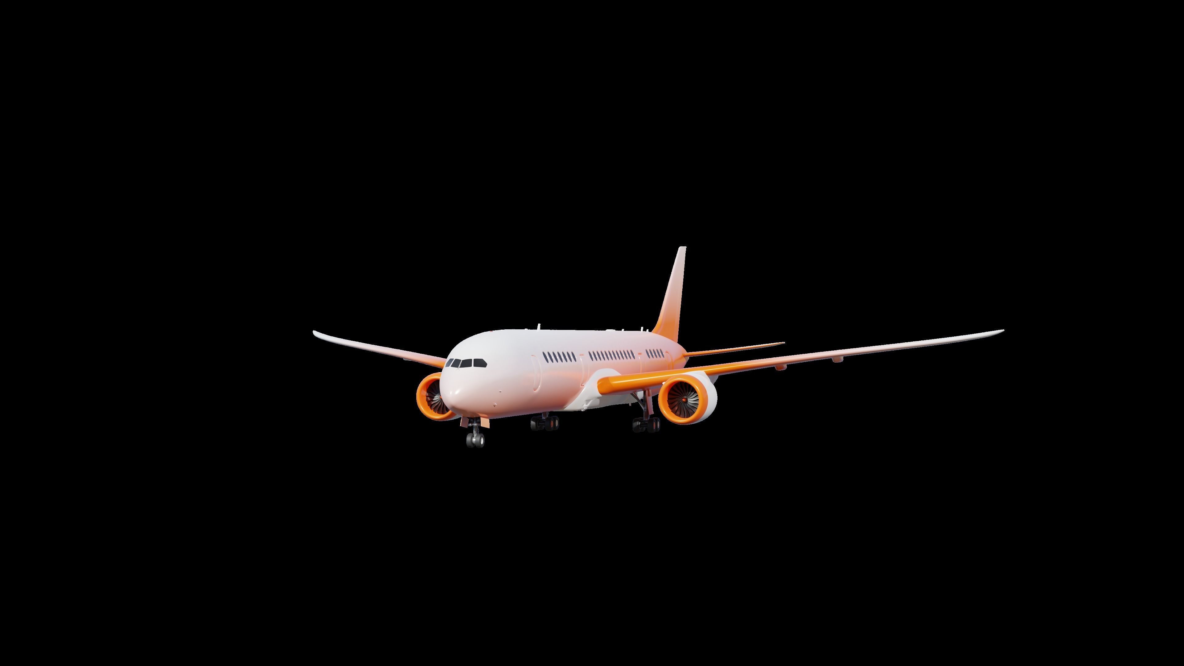 Boeing 787 model 3D model animated | CGTrader