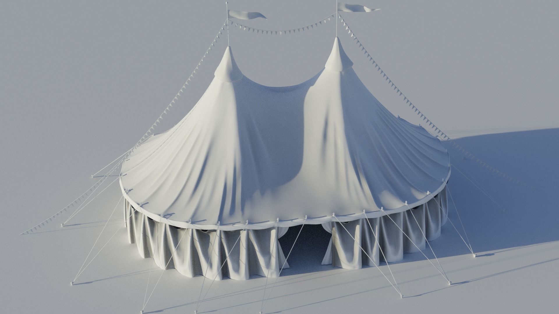 circus tent 3D model | CGTrader
