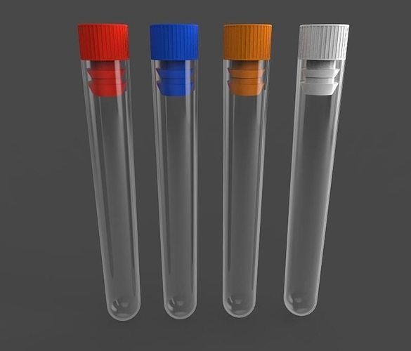 Test Tubes 3D model | CGTrader