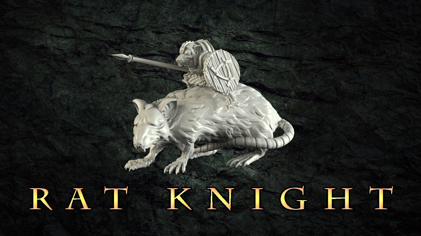 Rat knight 3D model 3D printable | CGTrader