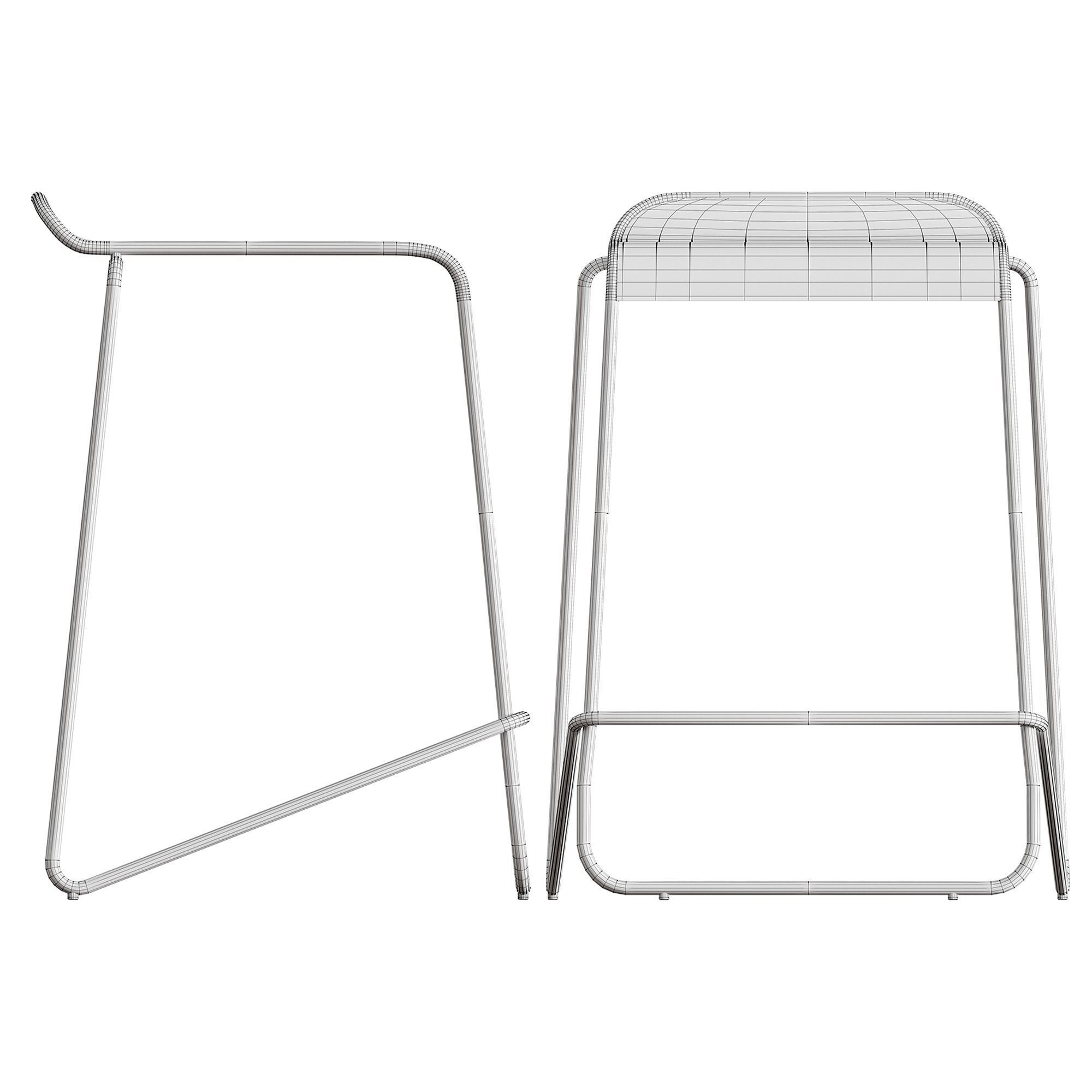 Ready Stacking Barstool 3D model | CGTrader