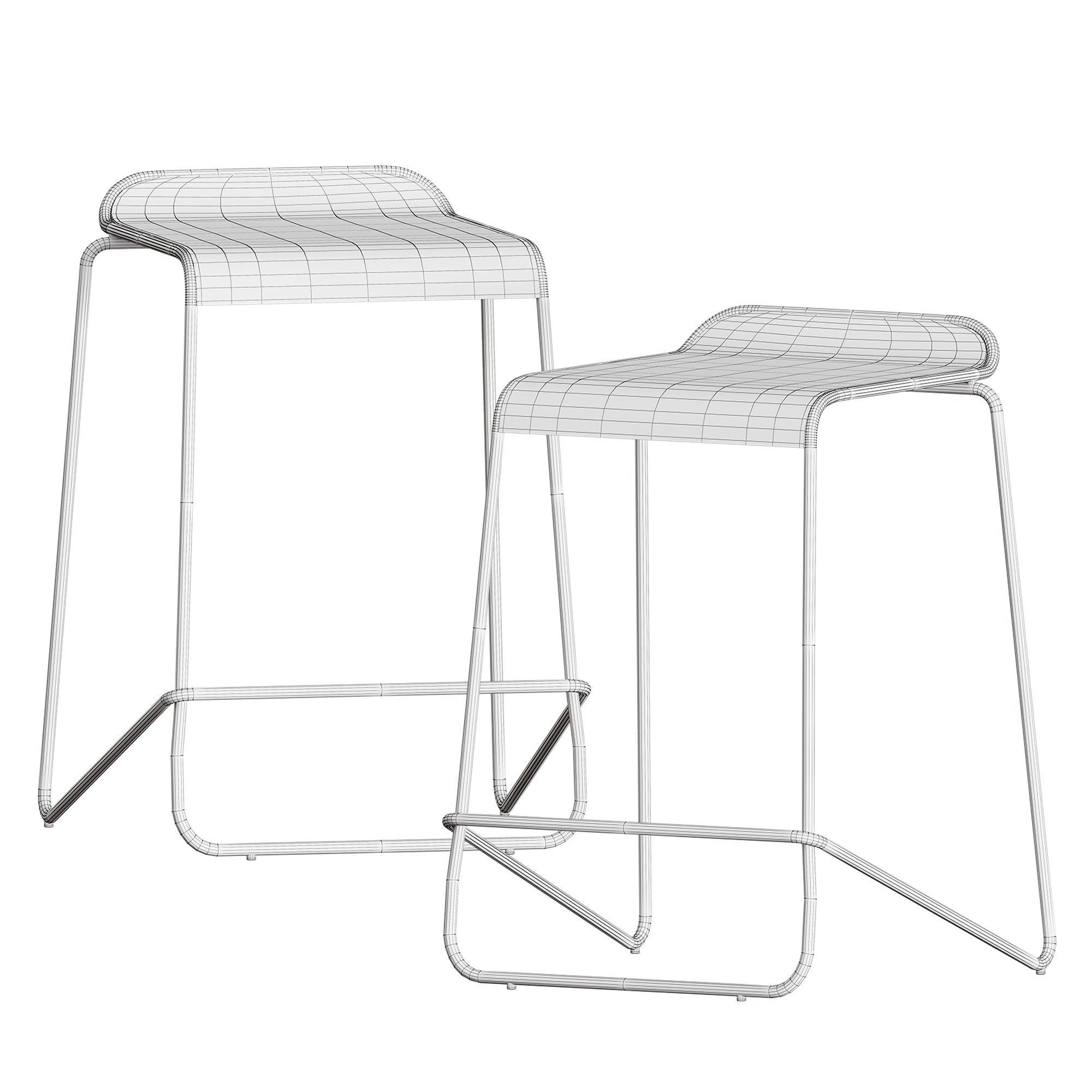 Ready Stacking Barstool 3D model | CGTrader