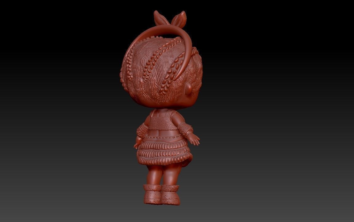 LOL Doll - version 3 3D model 3D printable | CGTrader