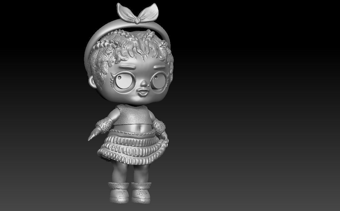 LOL Doll - version 3 3D model 3D printable | CGTrader