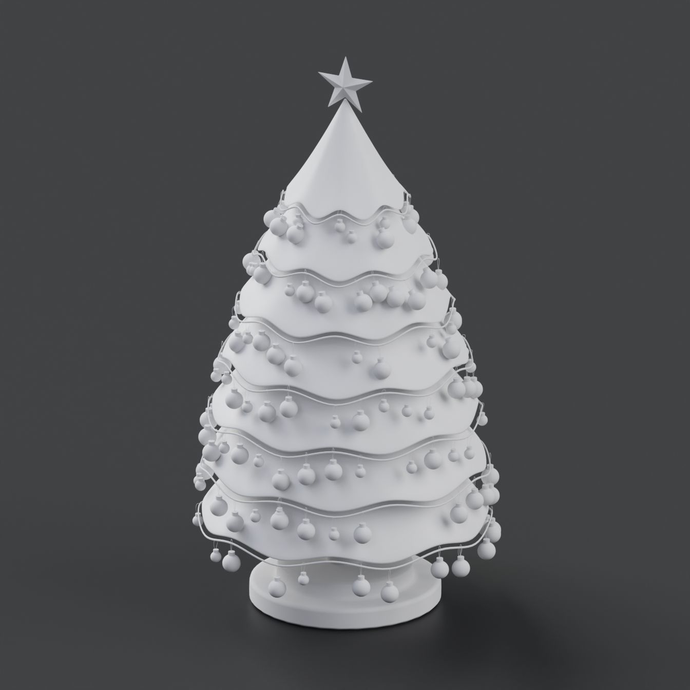 Christmas Tree with decoration 3D model | CGTrader