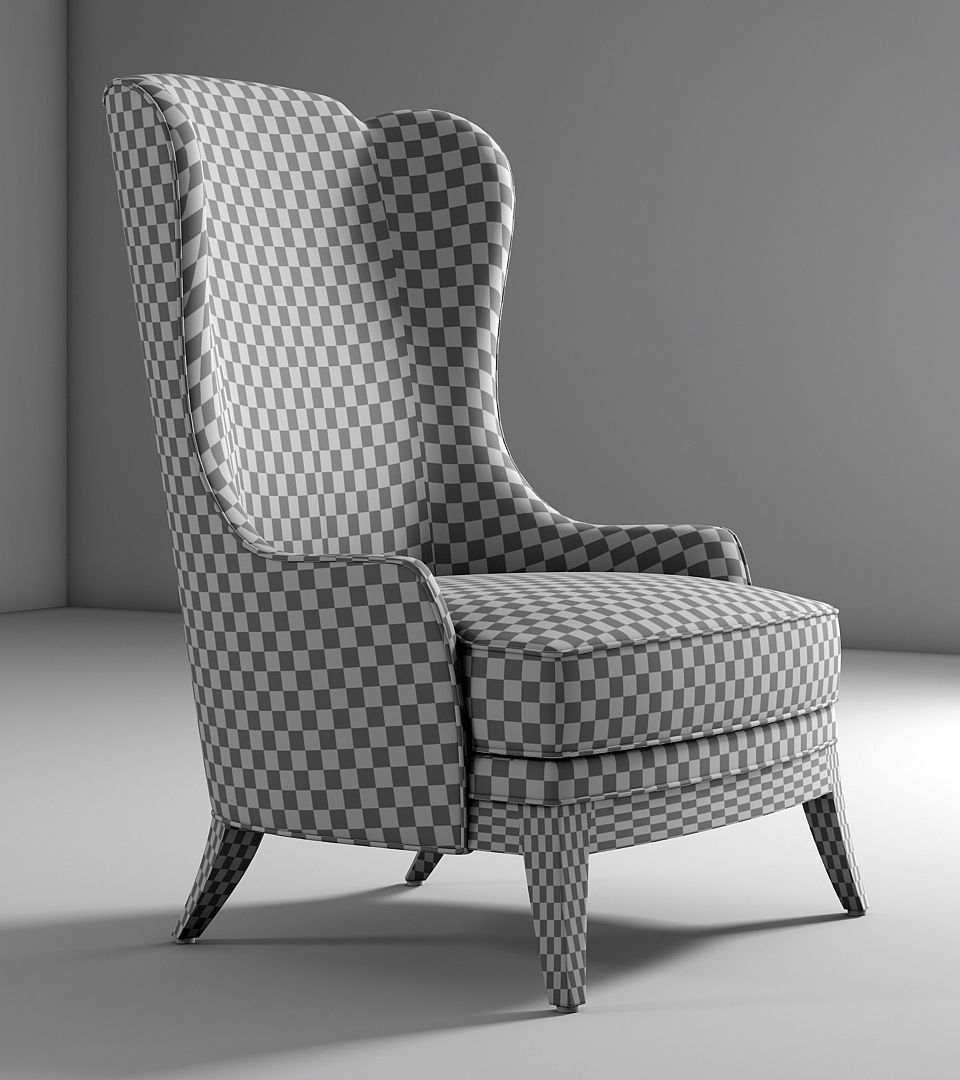 BOX-LIVING - LOOI WING CHAIR 3D model | CGTrader