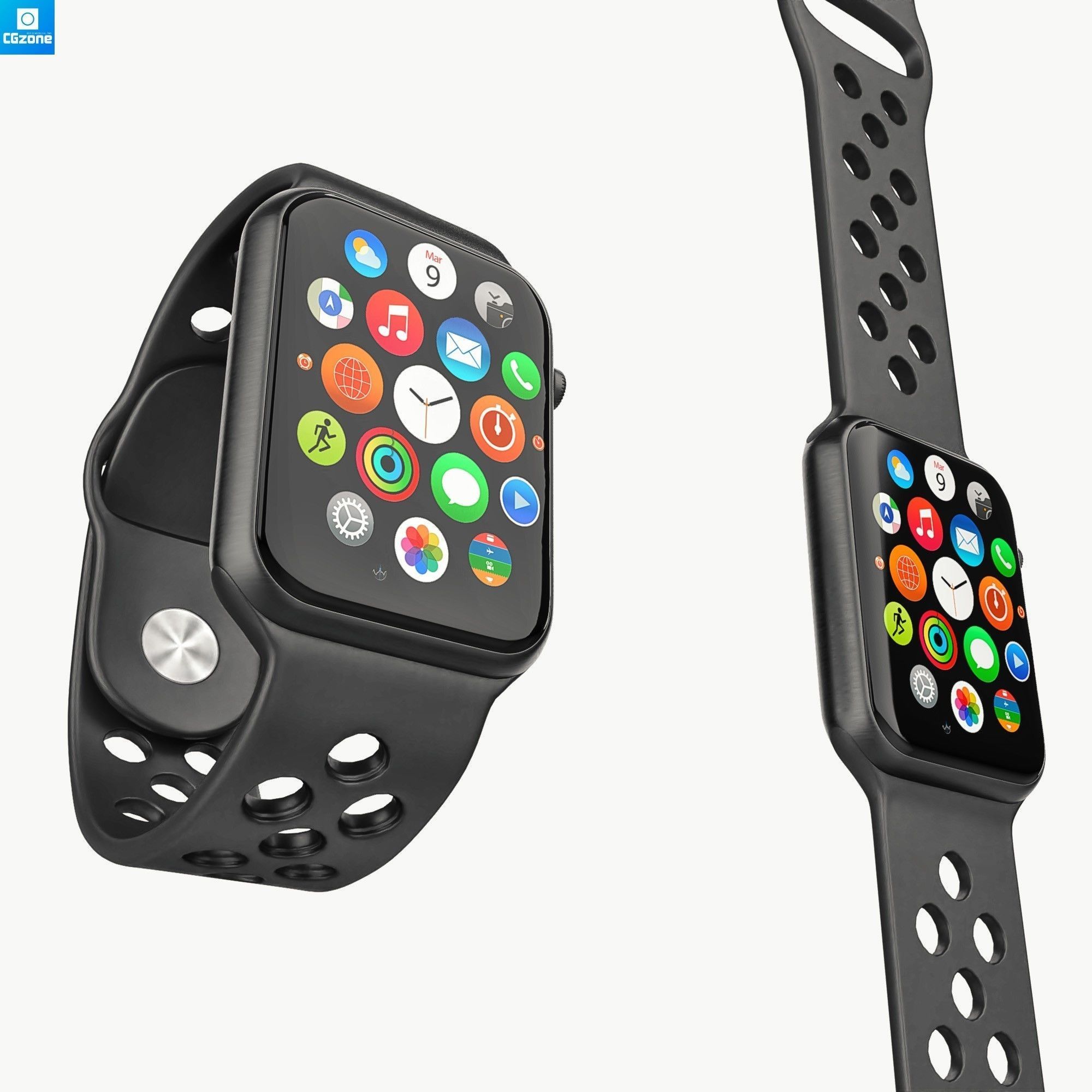 Smartwatch apple watch with band 3D model | CGTrader