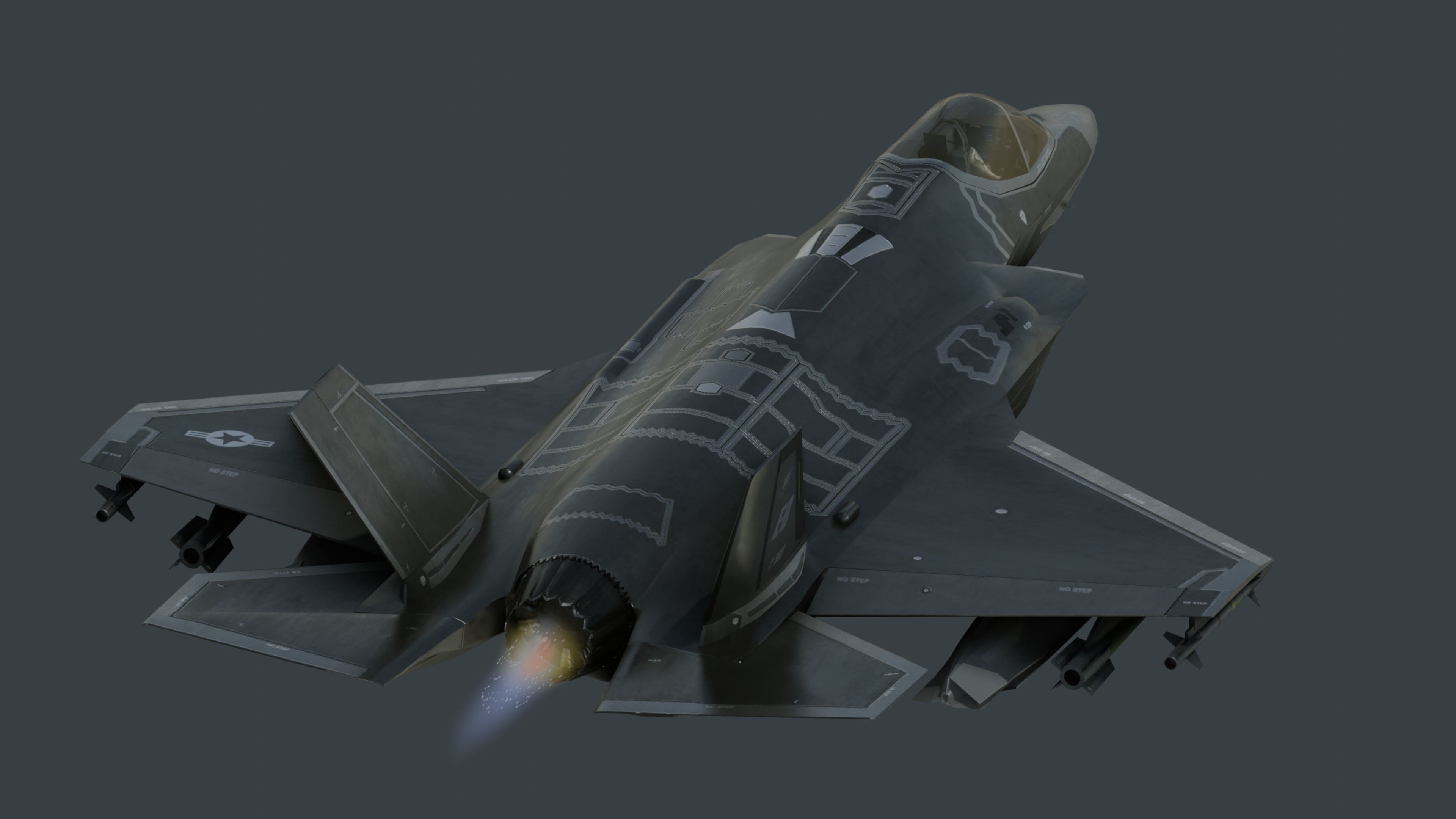 3D model F35A Lightning II VR / AR / low-poly | CGTrader