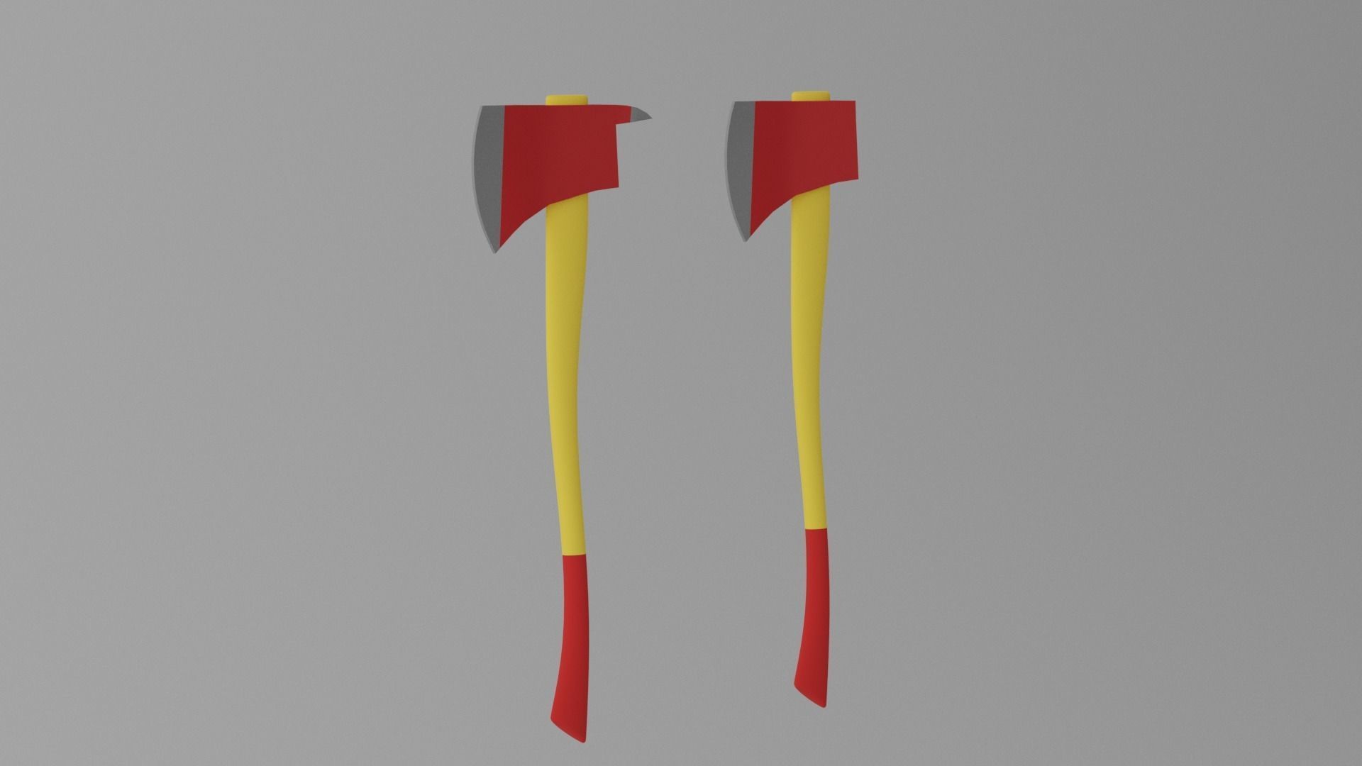 Cartoon Fire Axe 3D model | CGTrader
