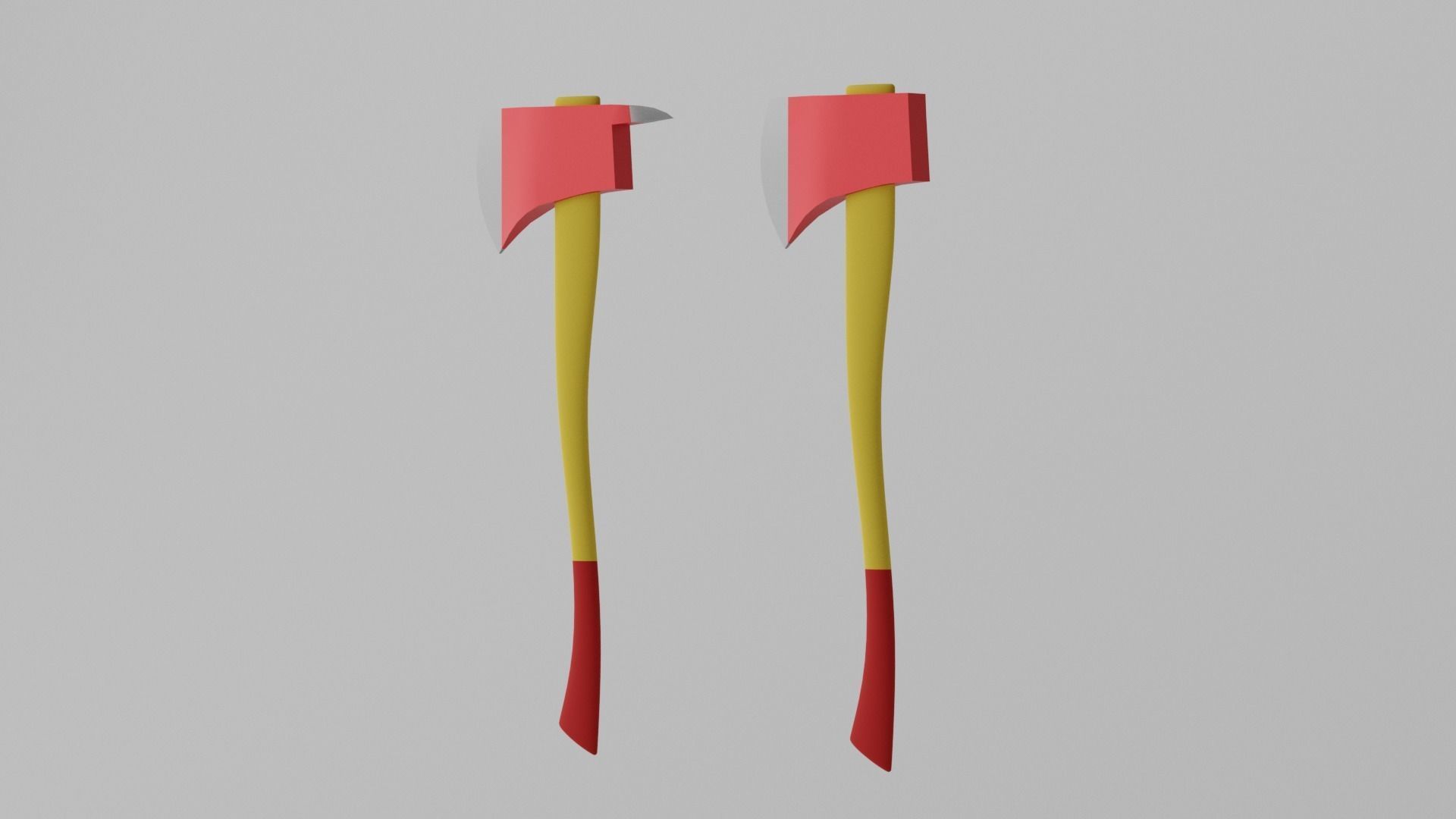 Cartoon Fire Axe 3D model | CGTrader