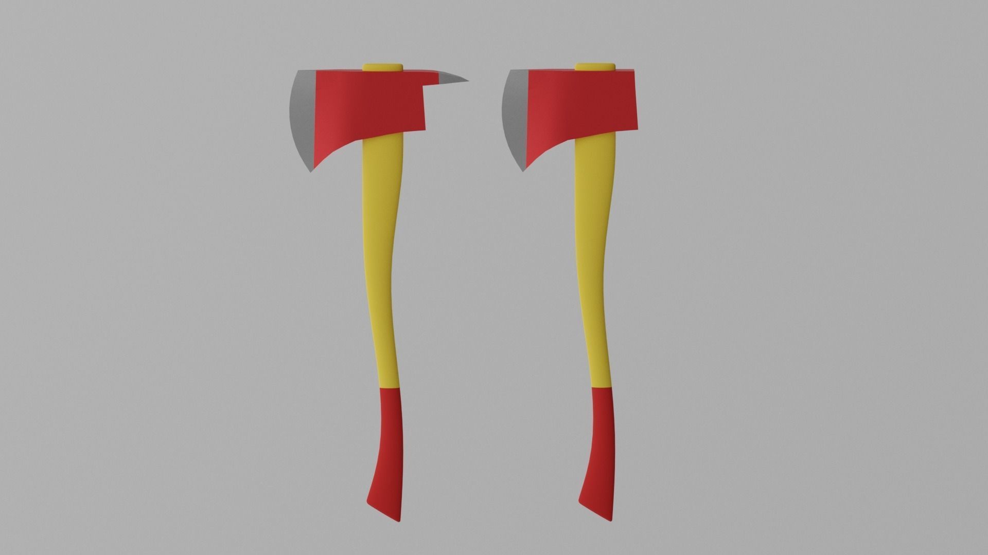 Cartoon Fire Axe 3D model | CGTrader
