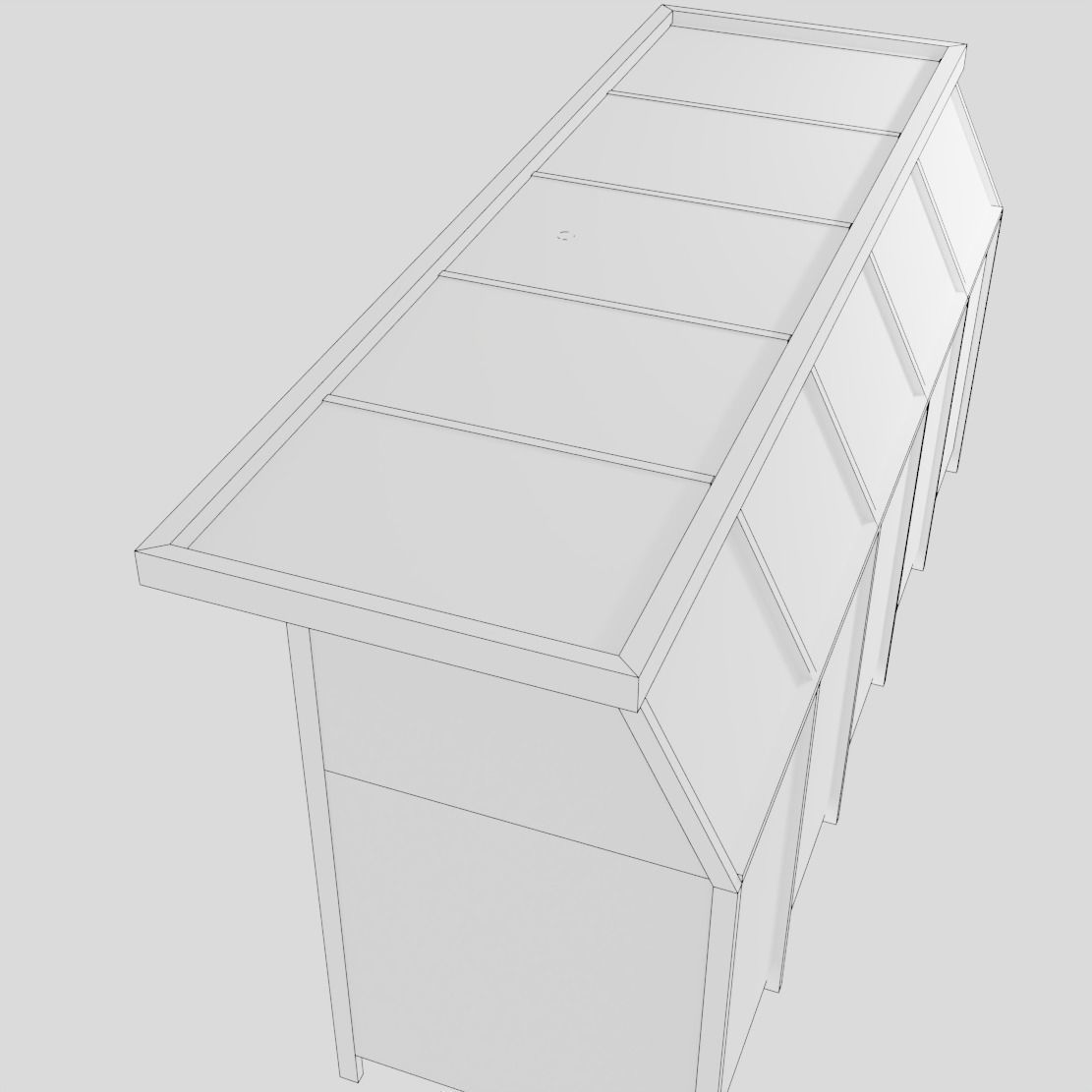 3D model Bus Stop VR / AR / low-poly | CGTrader